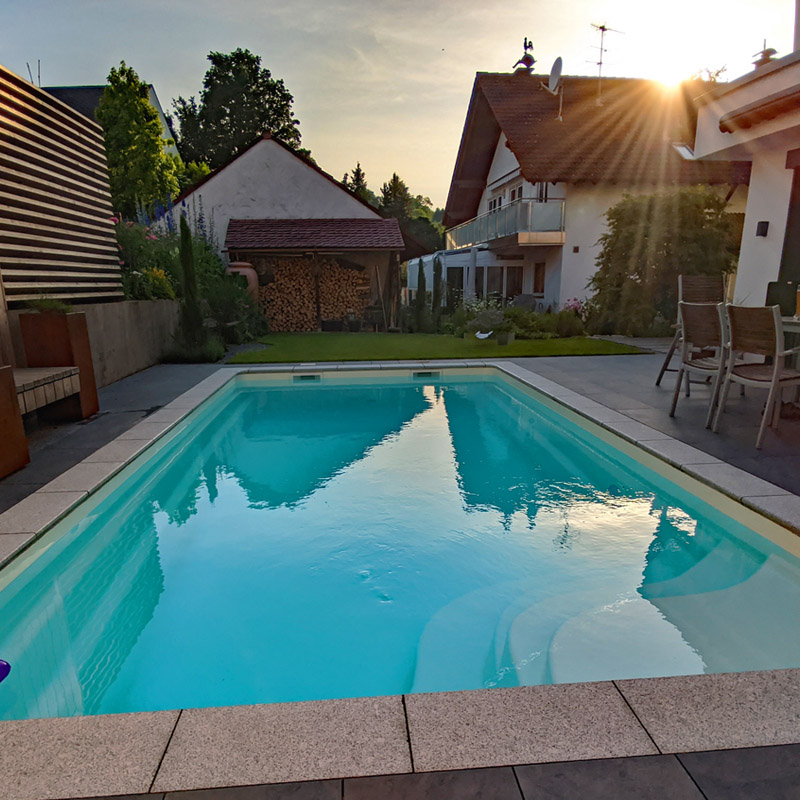 GFK Pool - MON de PRA Unique 6 | 610x330x150cm GFK Pool Set